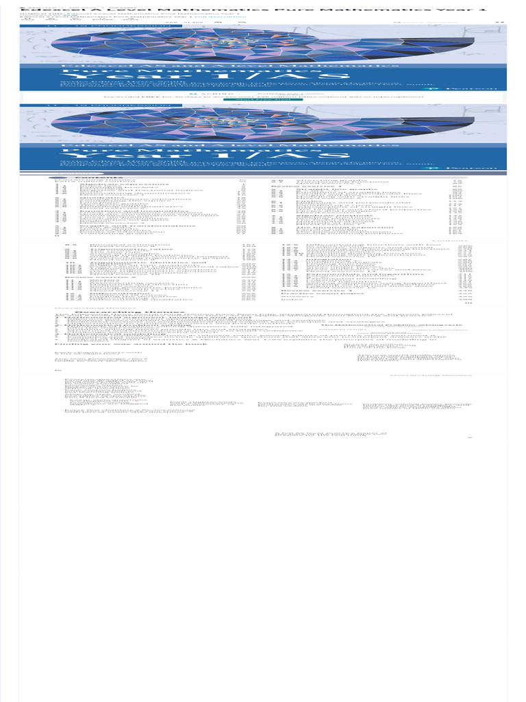Edexcel A Level Mathematics Pure Mathematics Year 1 Pdf Trigonometric Functions Derivative Pdf