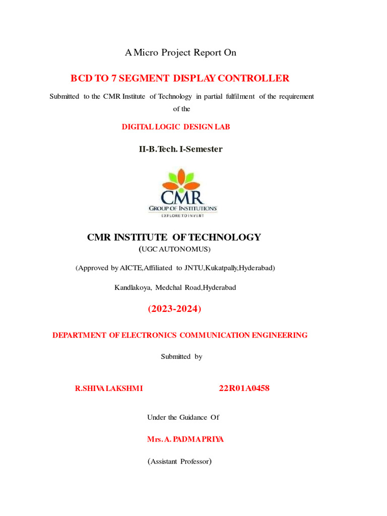 DLD E8 | PDF | Binary Coded Decimal | Computing