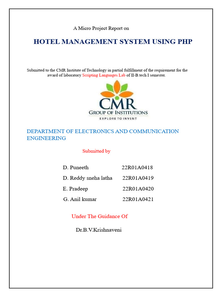 A Micro Project Report On | PDF | Computer File | Software
