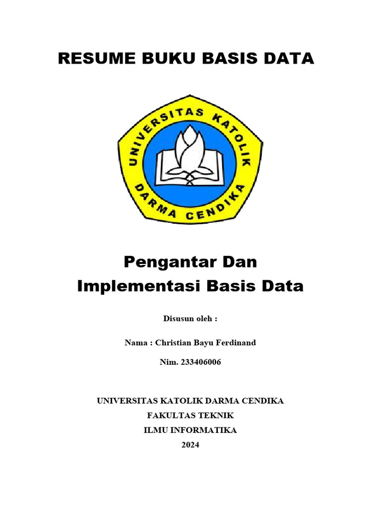 Implementasi Basis Data | PDF | Komputer