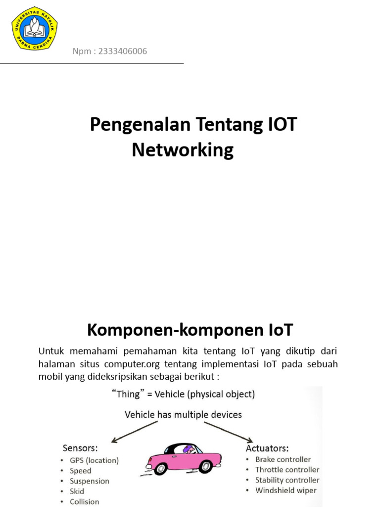 Pengenalan Tentang IOT Networking | PDF