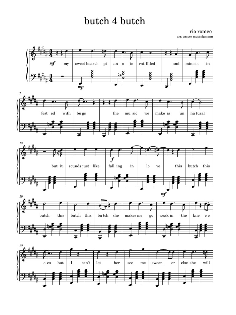 Butch 4 Butch ! | PDF