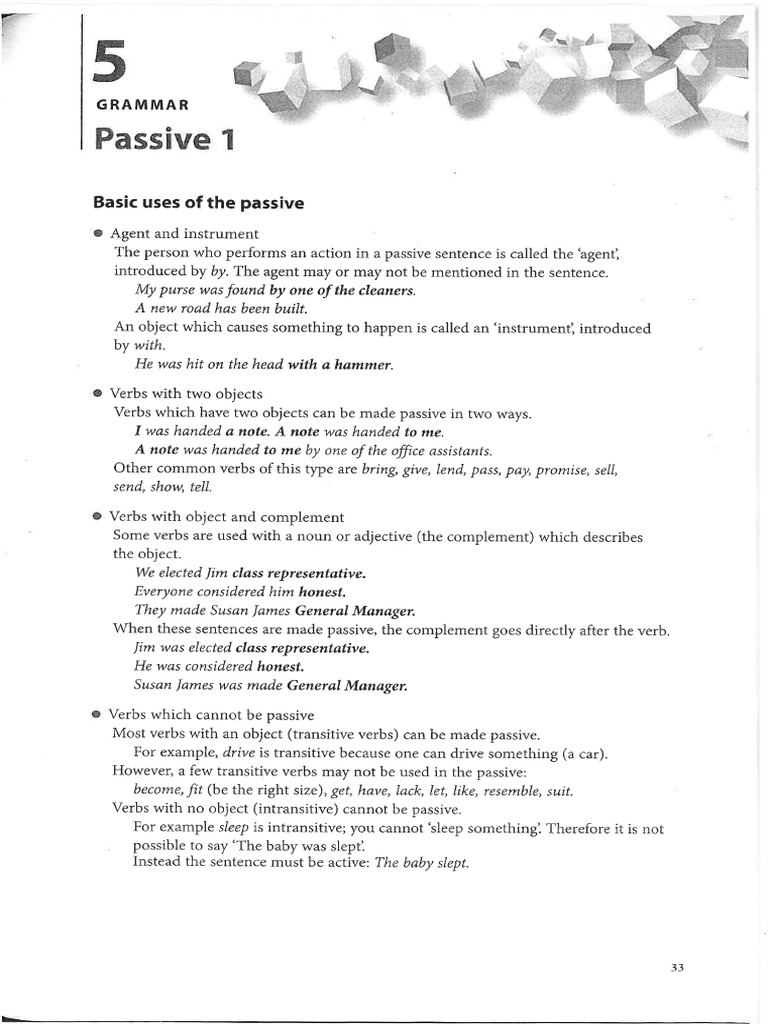 The Passive 1-2 | PDF