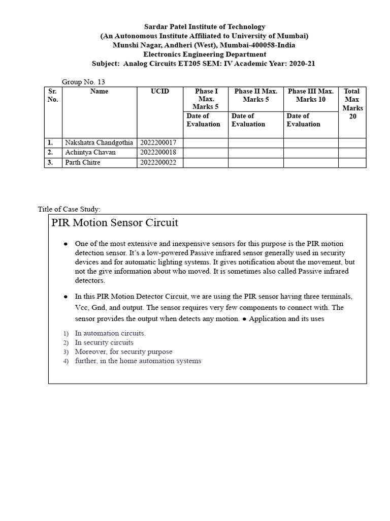 ED Case Study Group | PDF