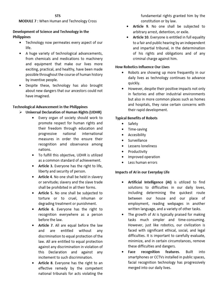 STS 7 | Download Free PDF | Robot | Robotics