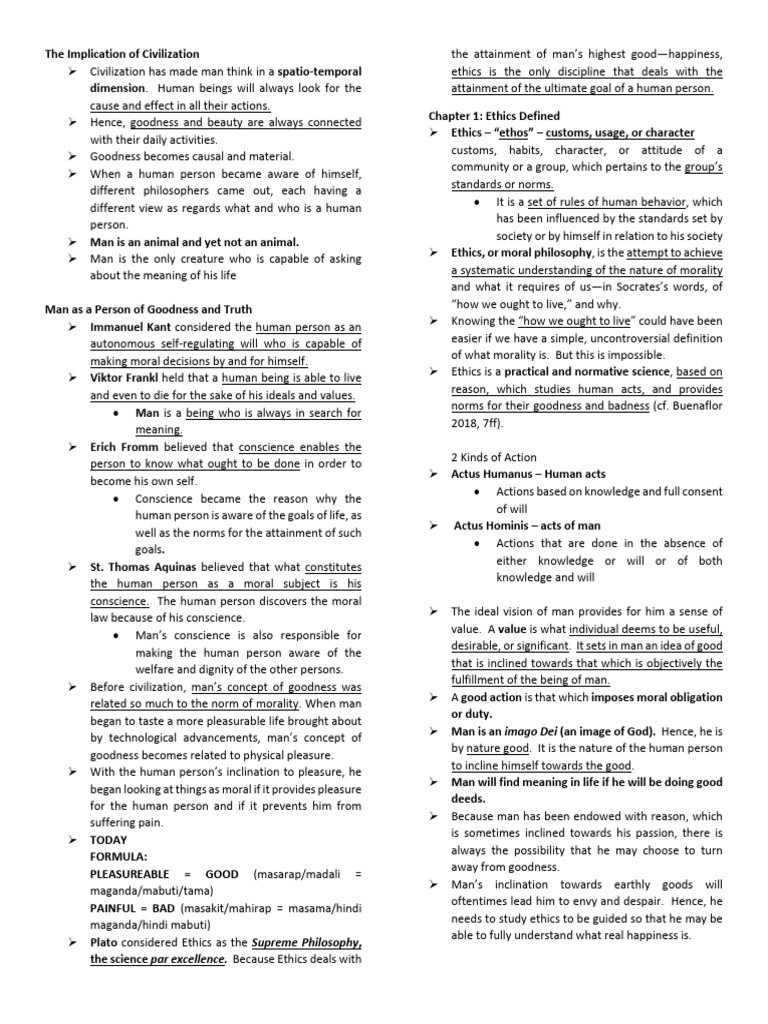 Ethics | PDF | Reason | Pleasure