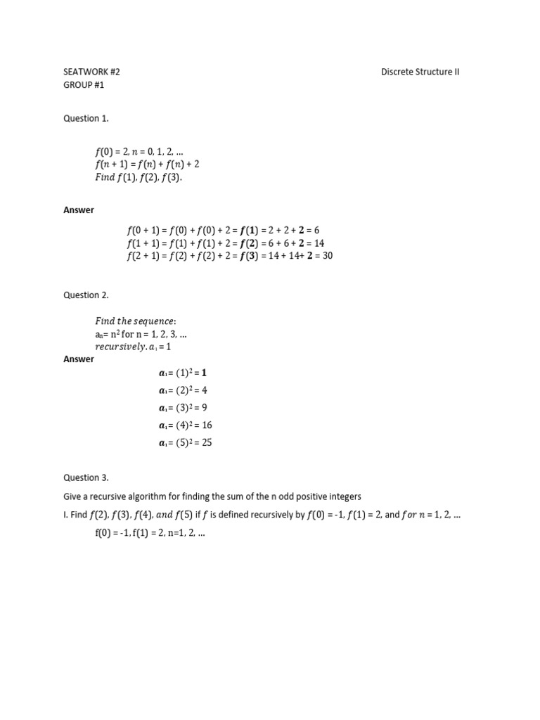 Discrete Math | PDF | Elementary Mathematics | Algorithms And Data ... Discrete Math | PDF | Elementary Mathematics | Algorithms And Data ...