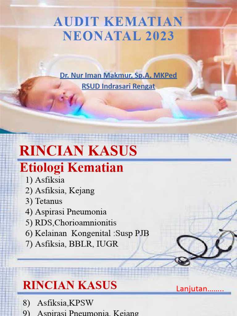 Audit Kematian Neonatal 2023 | PDF