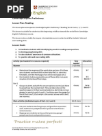 Flyers Speaking test - Part 1 | PDF