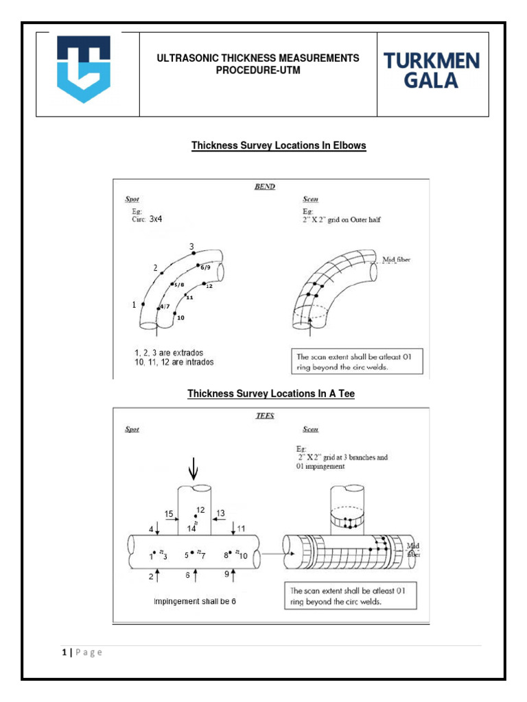 Thickness Monitoring Locations | PDF | Science & Mathematics