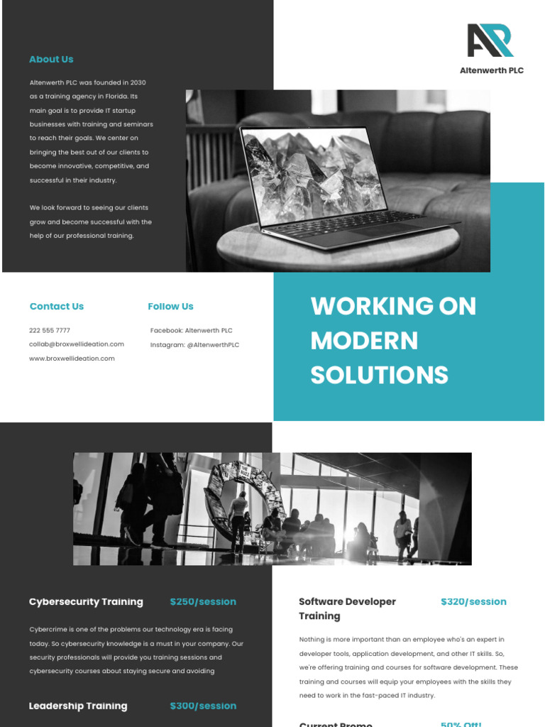 StartUp Training Brochure | PDF | Computer Security | Security