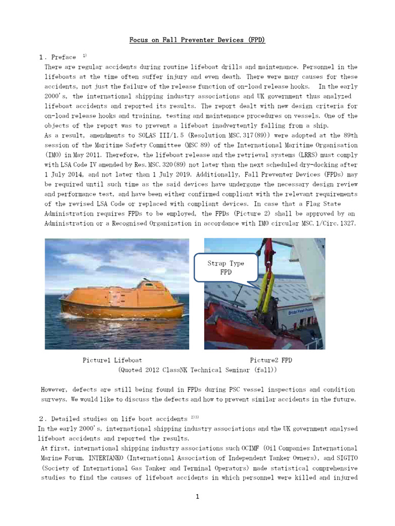Japan Club - Fall Preventer Devices 2015 07 | PDF | Water Transport