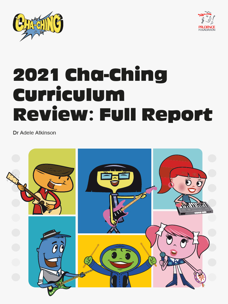 2021 Cha-Ching Curriculum Review | PDF | Financial Literacy | Teachers