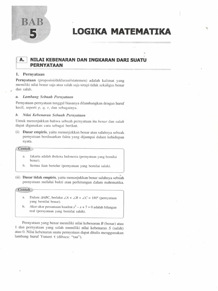 Logika 1 Teori | PDF