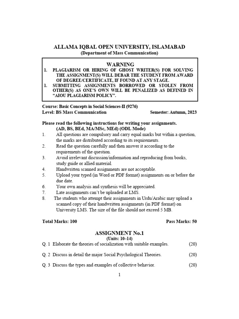 Basic Concepts in Social science-II | PDF | Psychology | Psychological ...