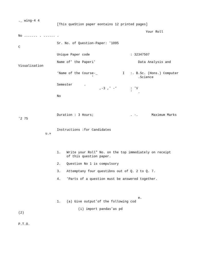 DAV QP Dec, 2022 | PDF | Teaching Methods & Materials
