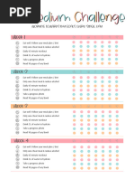 75 Medium Challenge Habit Tracker | PDF | Self-Improvement