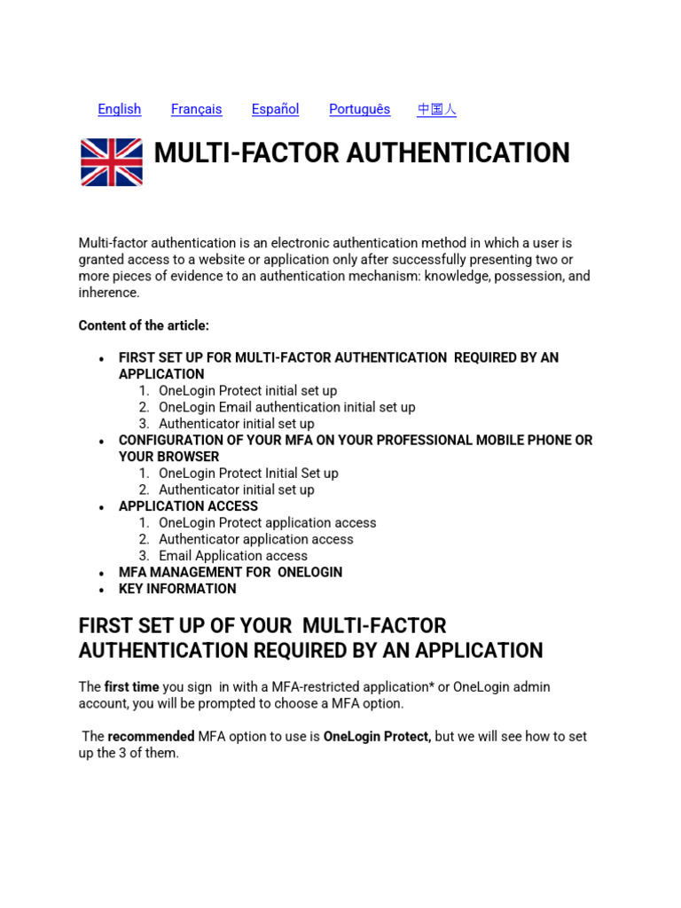 How To Configure Your MFA | PDF | Authentication | Qr Code