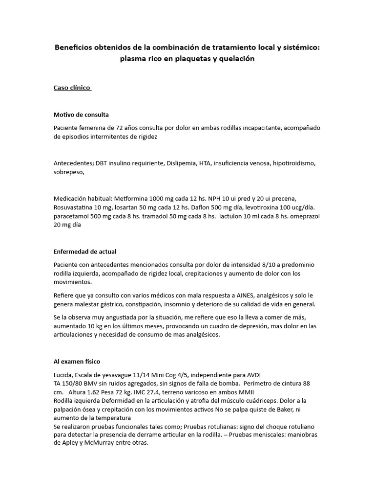 Medcina Biologica | PDF | Ácido etilendiaminotetraacético | Rodilla