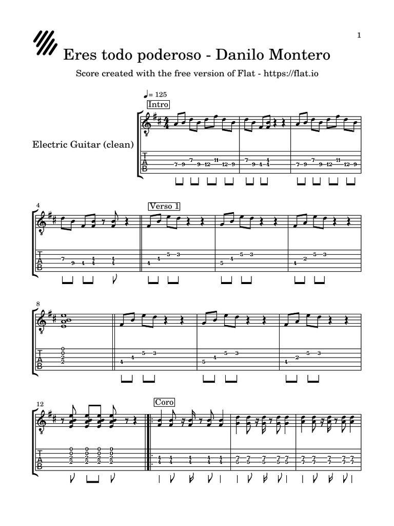 Eres Todo Poderoso - Danilo Montero | PDF