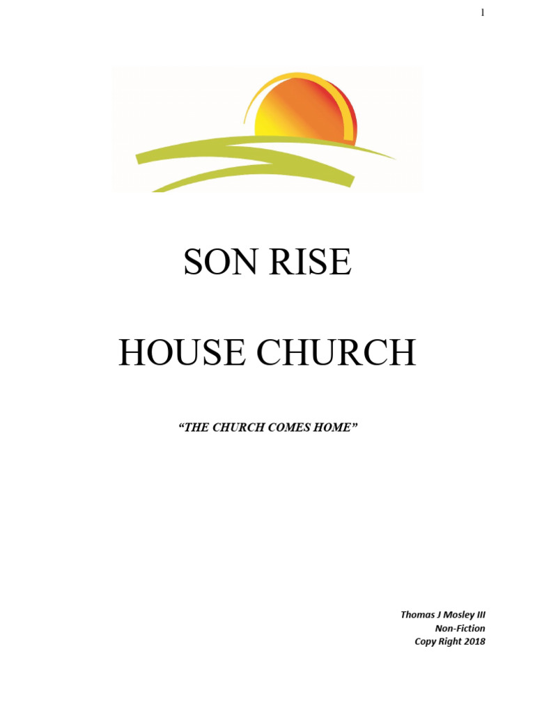 Son Rise House Church Book Final Proofed 67 | PDF | Jesus | Prayer