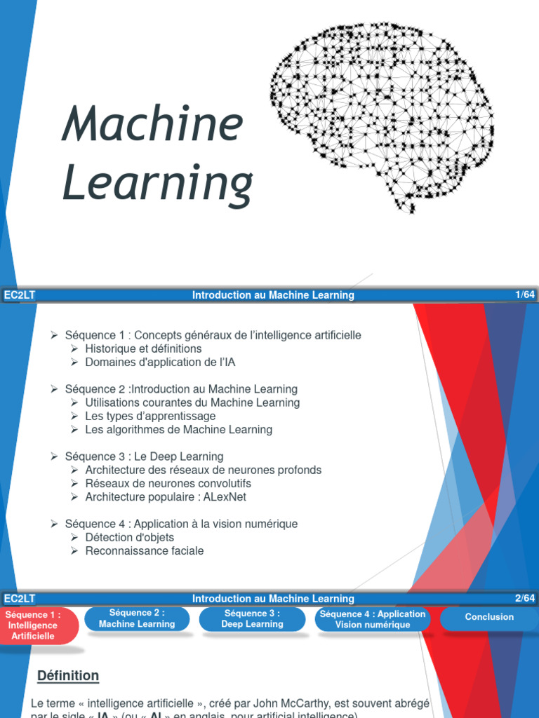 Introduction au Machine Learning | PDF | Apprentissage automatique ...