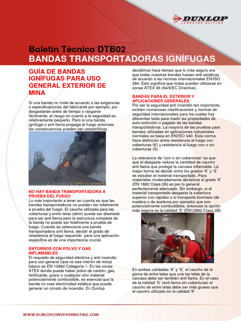 Technical Bulletin DTB02 Bandas Ignifugas ES | PDF | Laboratorios | Materiales