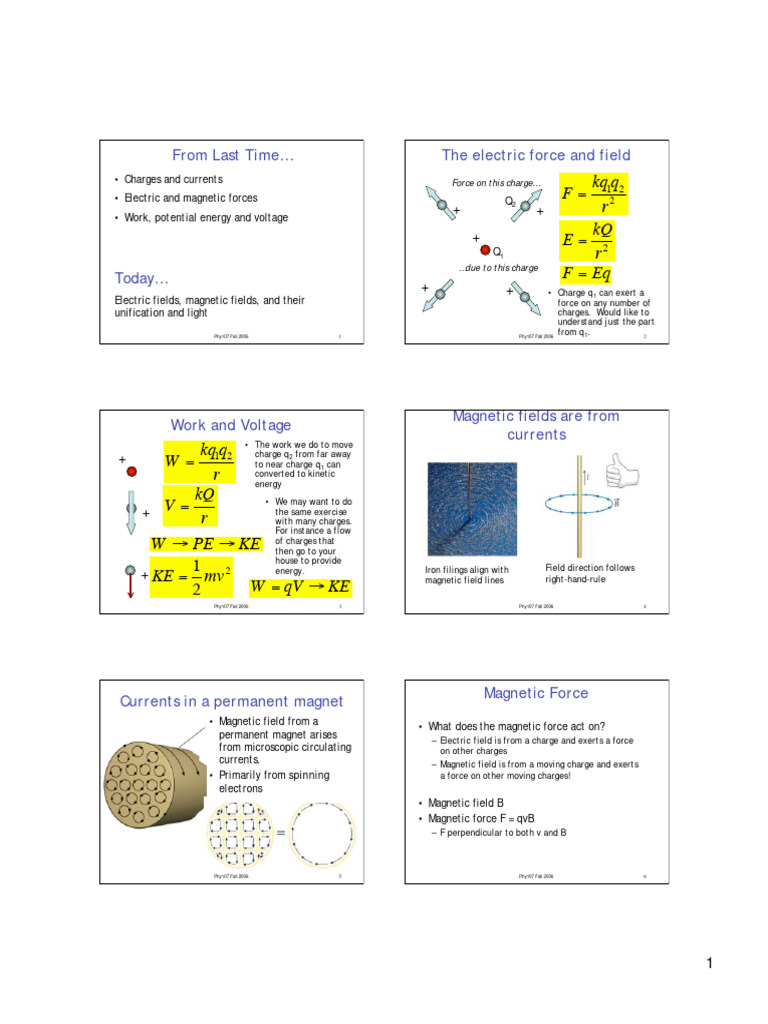 Phy 107 Fall 06 Lect 14 | PDF | Waves | Electromagnetic Radiation