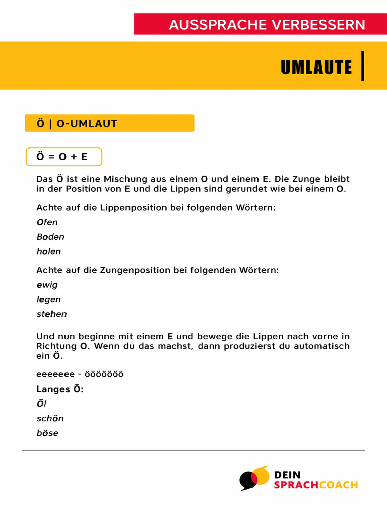 Umlaut e | PDF
