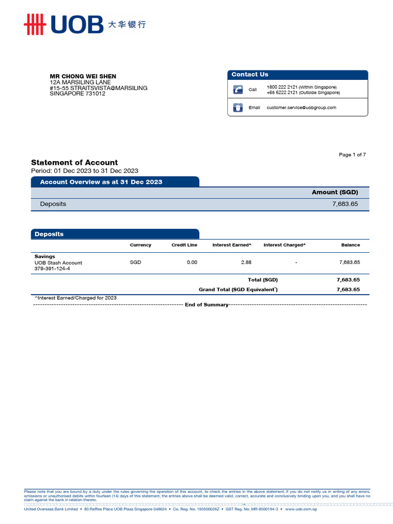 EStatement Dec | PDF