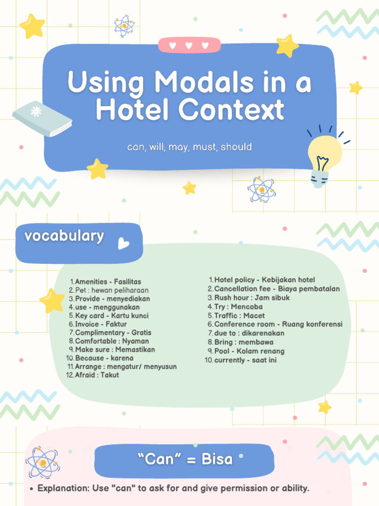 Using Modals For Hoteliers Context | PDF | Hospitality Industry