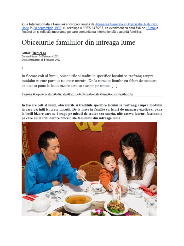 Familia in Lume | PDF