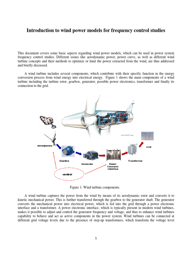 Tutorial - Introduction To Wind Power Models | PDF