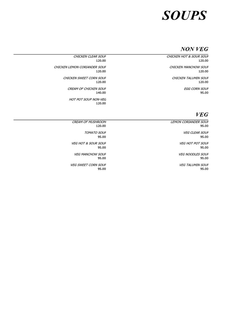 Soups: Non Veg | PDF | Soup | Desi Cuisine