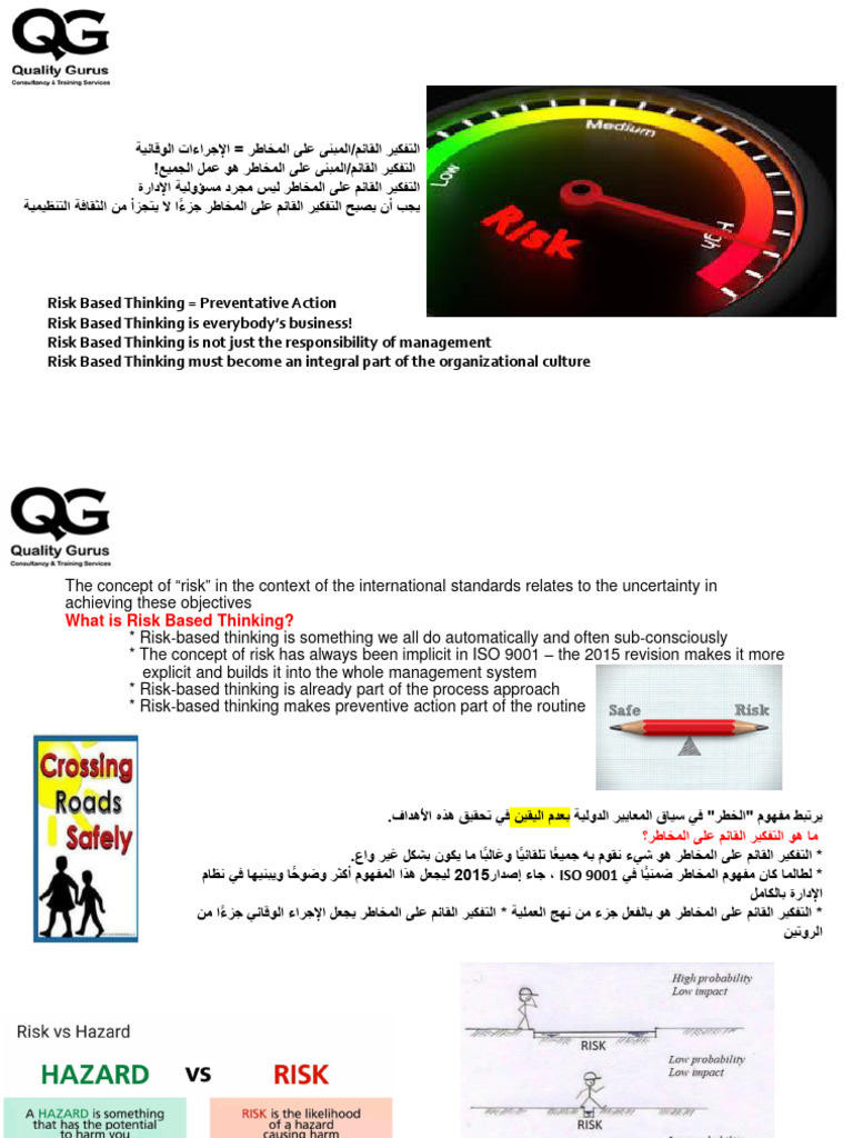 Revised Risk Based Thinking | PDF