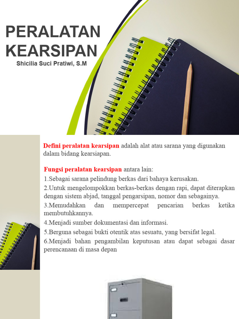 Peralatan Arsip | PDF | Ilmu Sosial | Griya & Taman