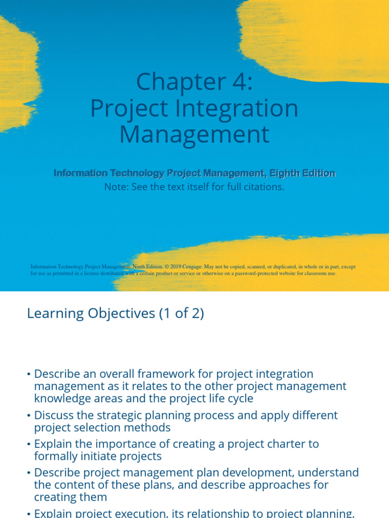 CH 4 | PDF | Project Management | Swot Analysis