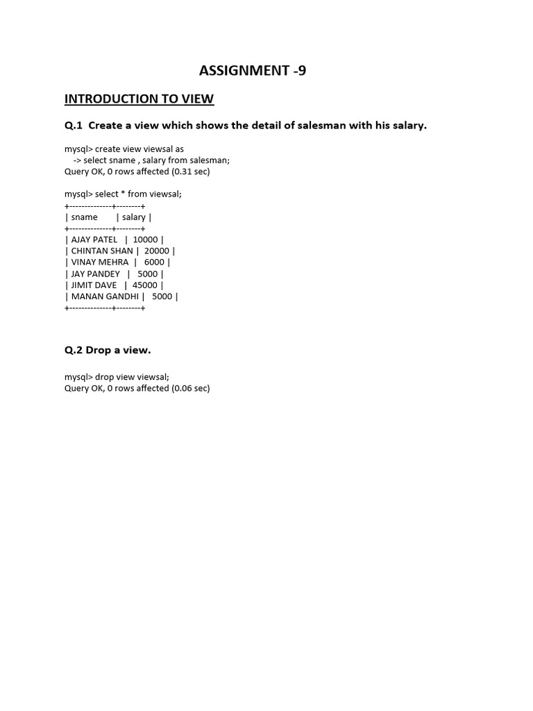 Dbms 9 Pdf Gujarat Logic