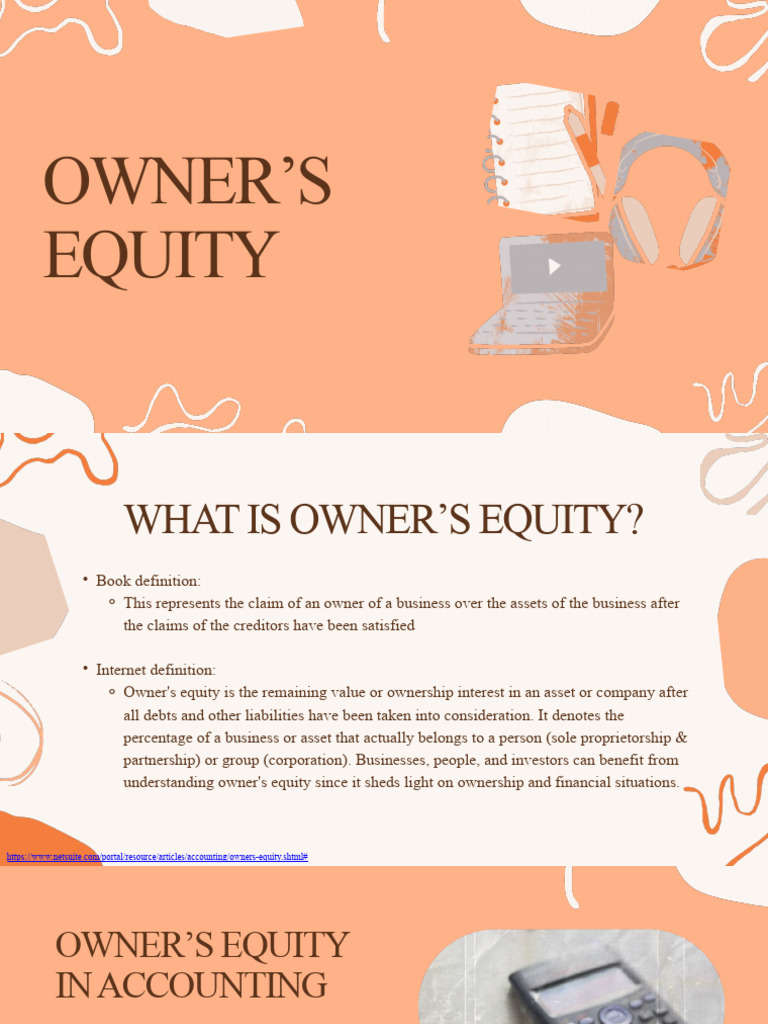 Chart of Accounts - Owner's Equity | PDF | Equity (Finance) | Income
