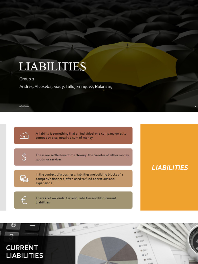 Chart of Accounts - Liabilities | PDF