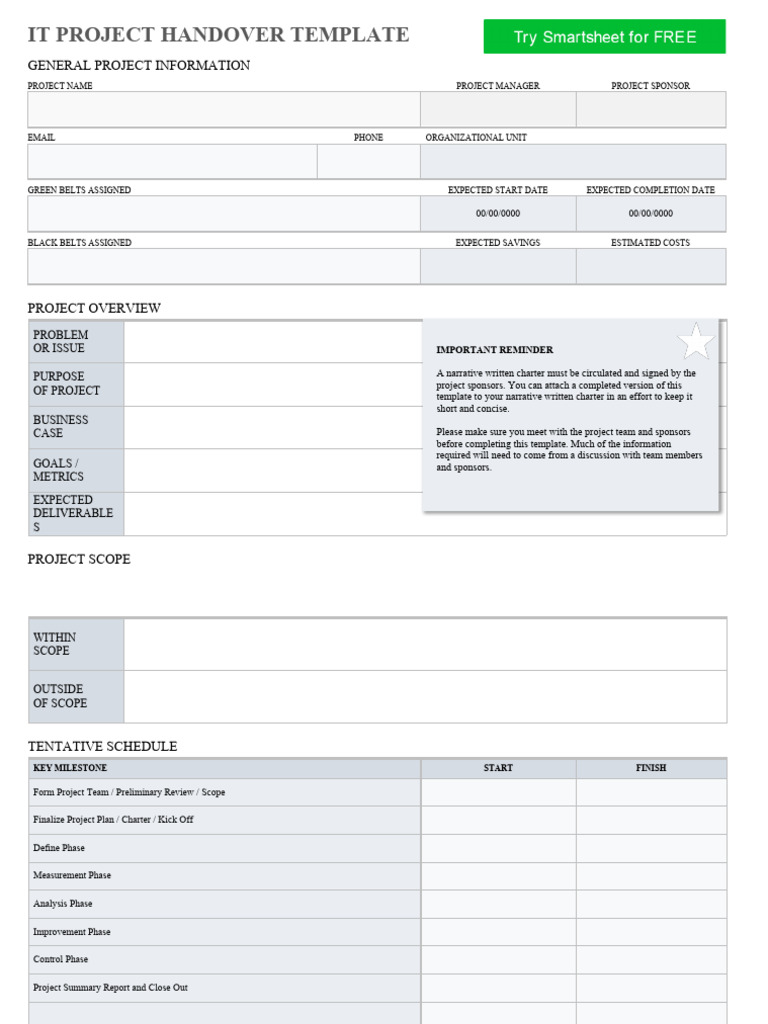 IT Project Handover Guide | PDF | Information | Reliability Engineering