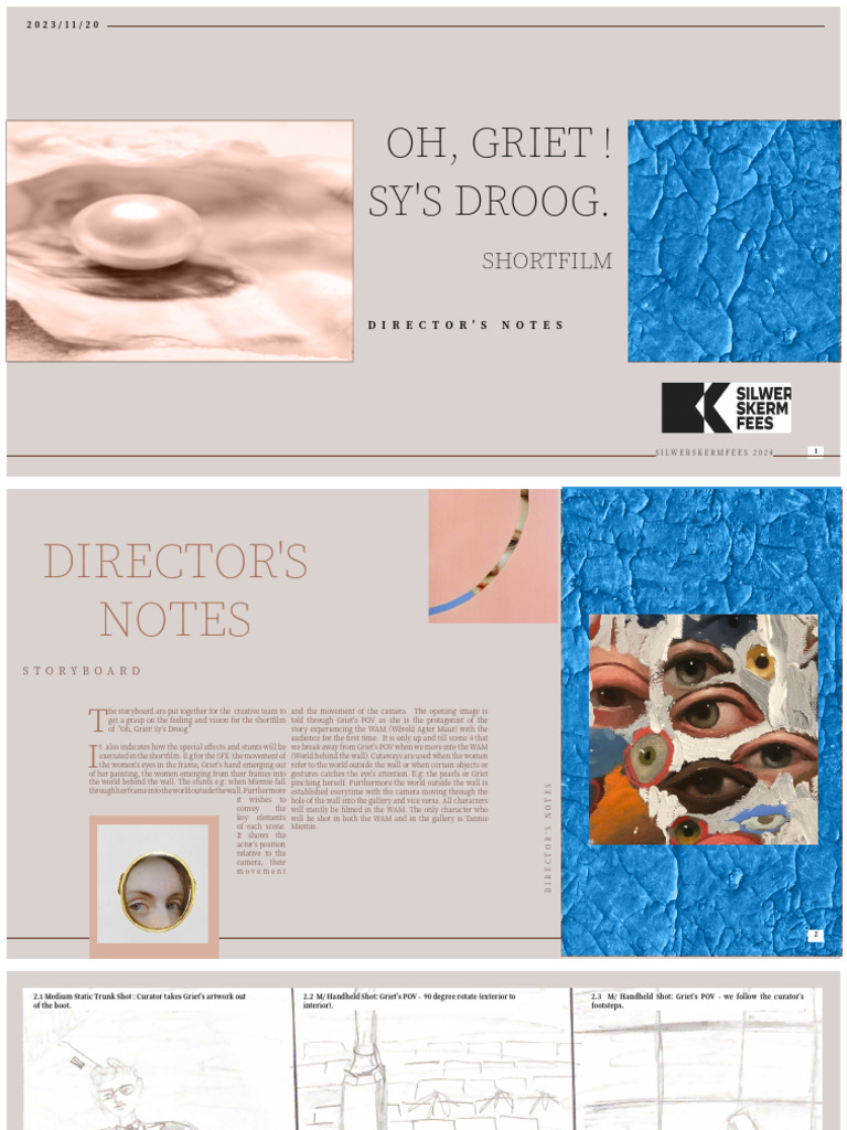 Director's Notes | PDF | Artistic Techniques