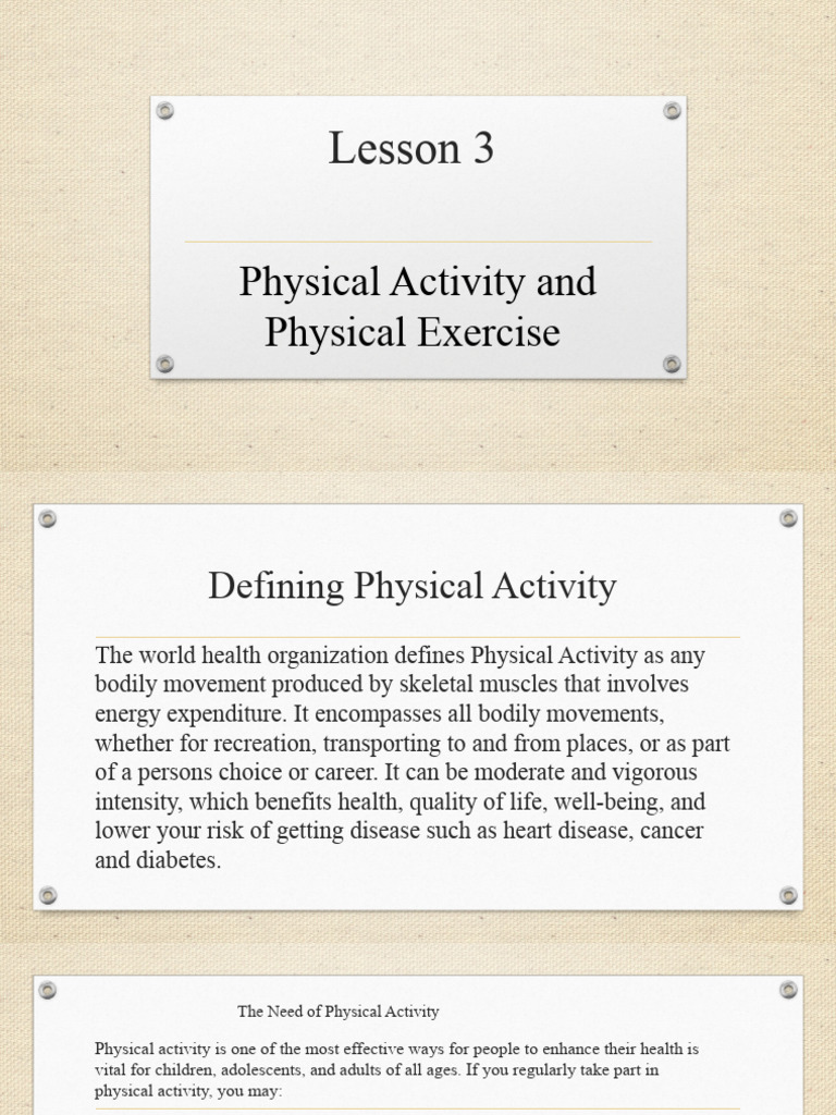 Pathfit 2 Lesson 3 | PDF