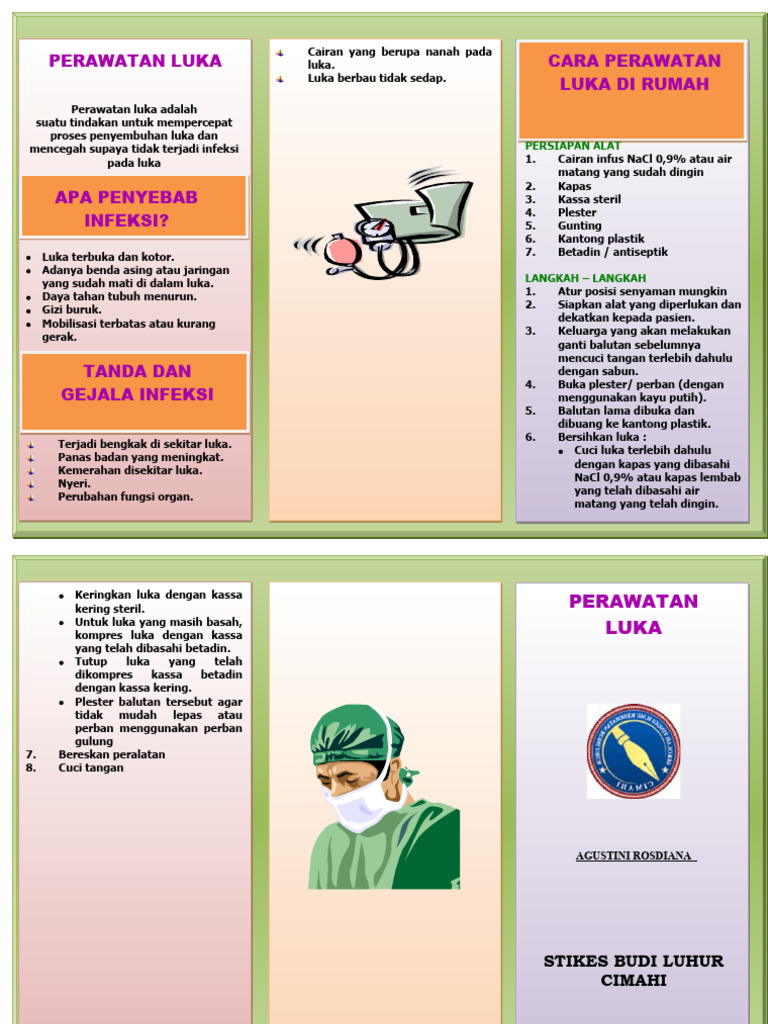 Leaflet Perawatan Luka | PDF