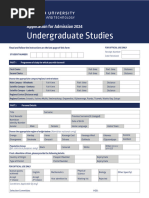 Unam Readiness Programme Application Form | PDF | Identity Document ...