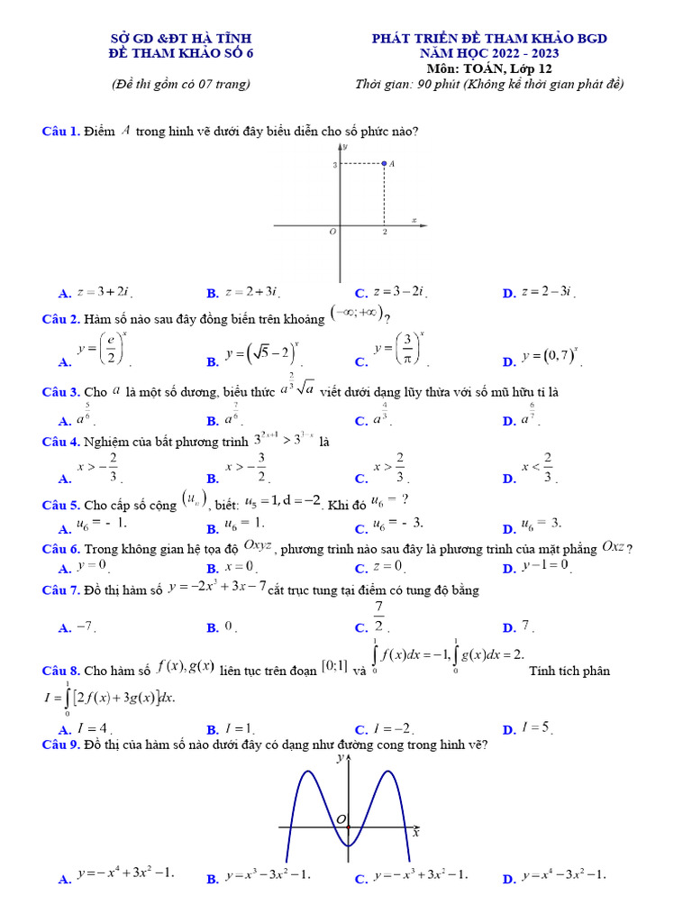 Toán Giai Tich | PDF