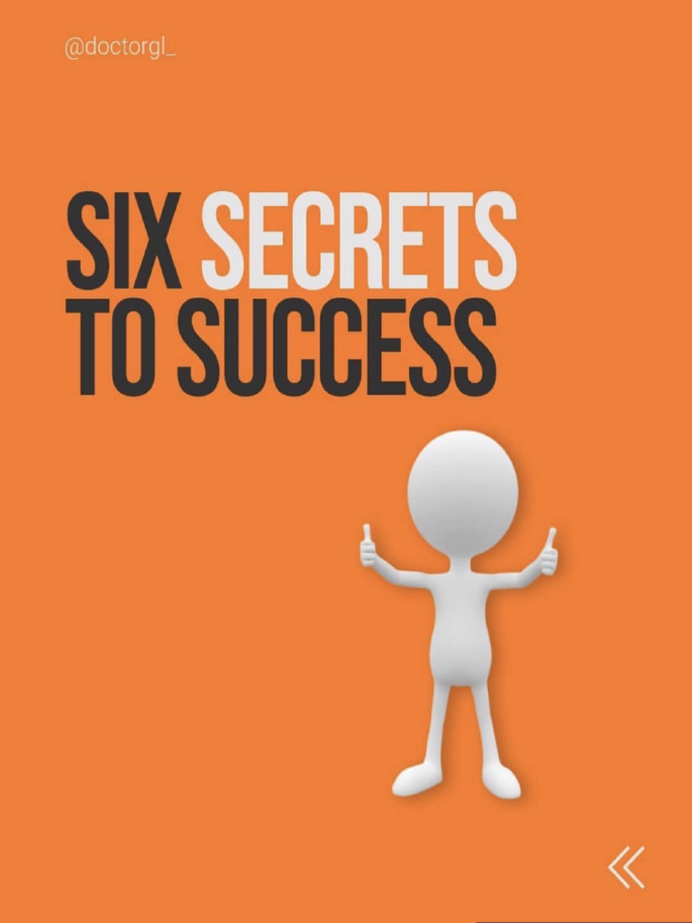 6 Secrets To Success | PDF