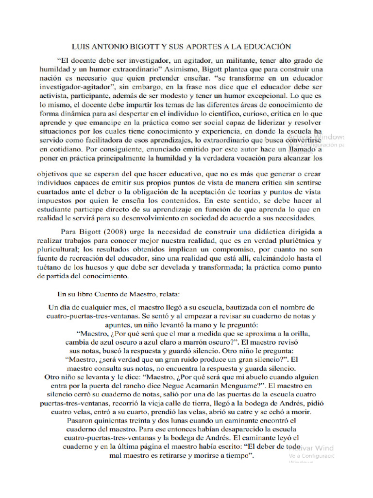 Luis A. Bigott | PDF