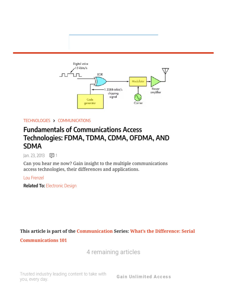 Sdma - Tdma - Fdma - Cdma. | PDF | Multiplexing | Channel Access Method