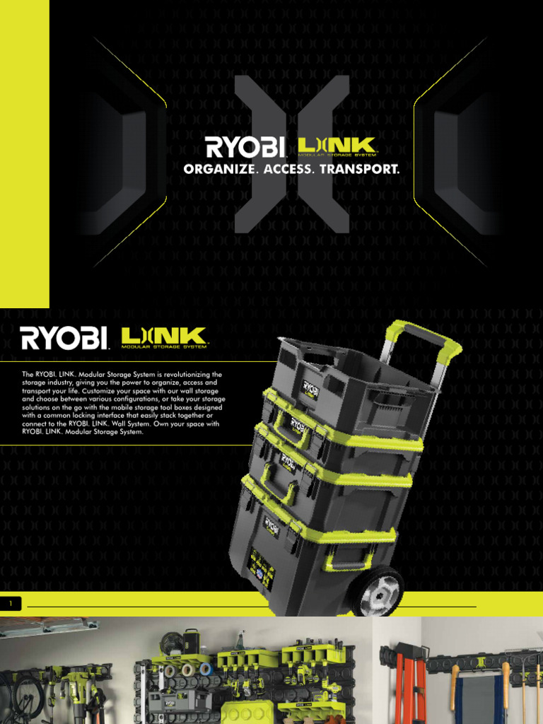 RYOBI LINK Brochure-EN PDF | PDF | Transport | Shed
